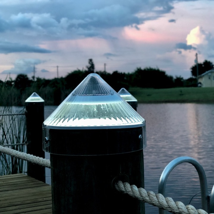 Doklite is the Original Solar Piling Cap - Made in the USA